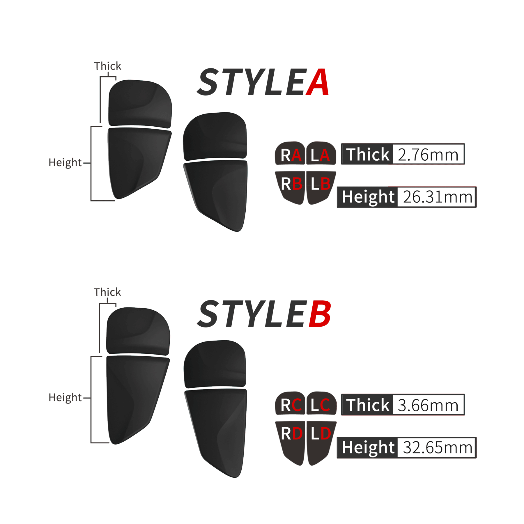 HEXGAMING 2 Pairs Shoulder Buttons Extension Triggers for ps5 ...