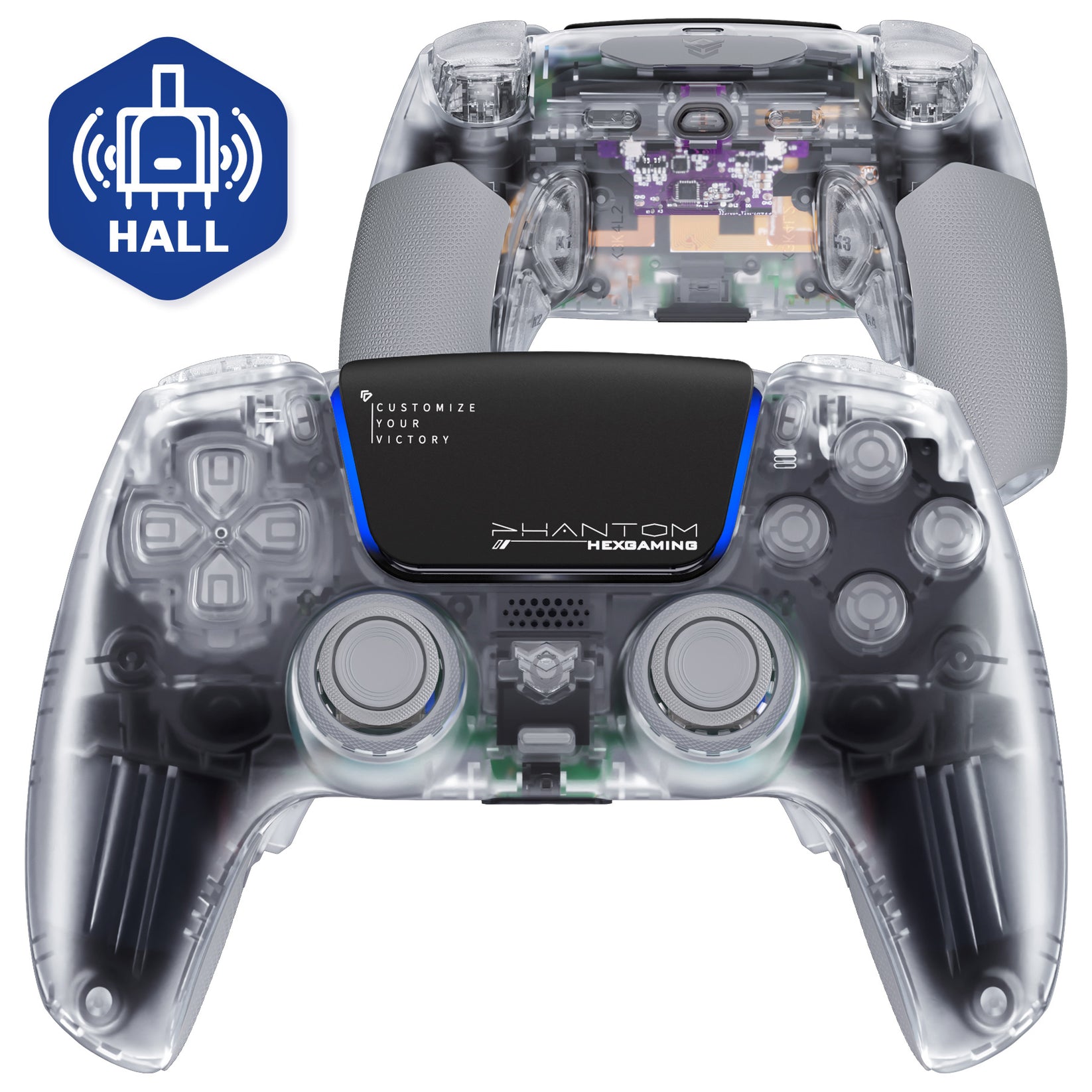 HexGaming Phantom PS5 Controller | Sleek Design & Responsive ...
